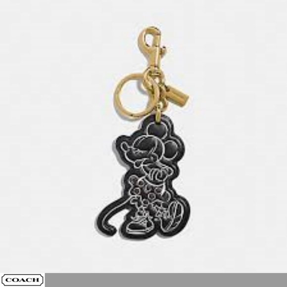Coach | Accessories | Coach Disney X Minnie Mouse Sassy Pose Bag Charm ...